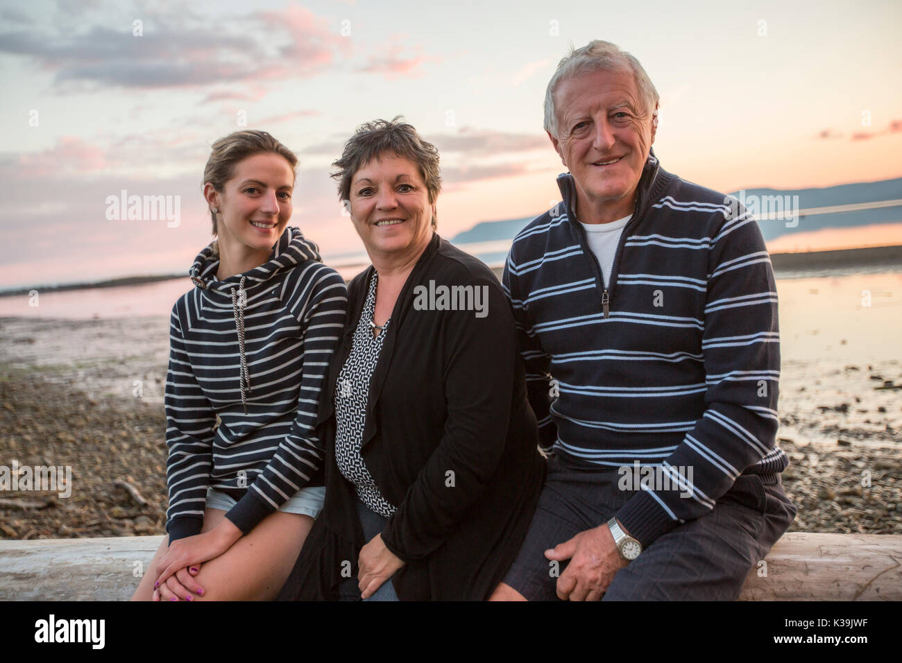 Mother father daughter senior hi-res stock photography and images - Alamy