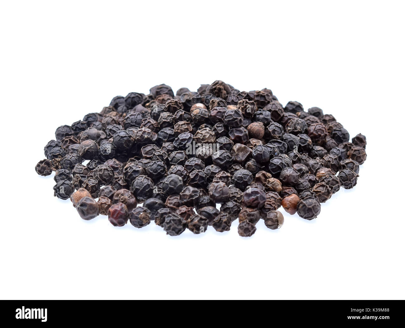 pepper corn on white background Stock Photo - Alamy