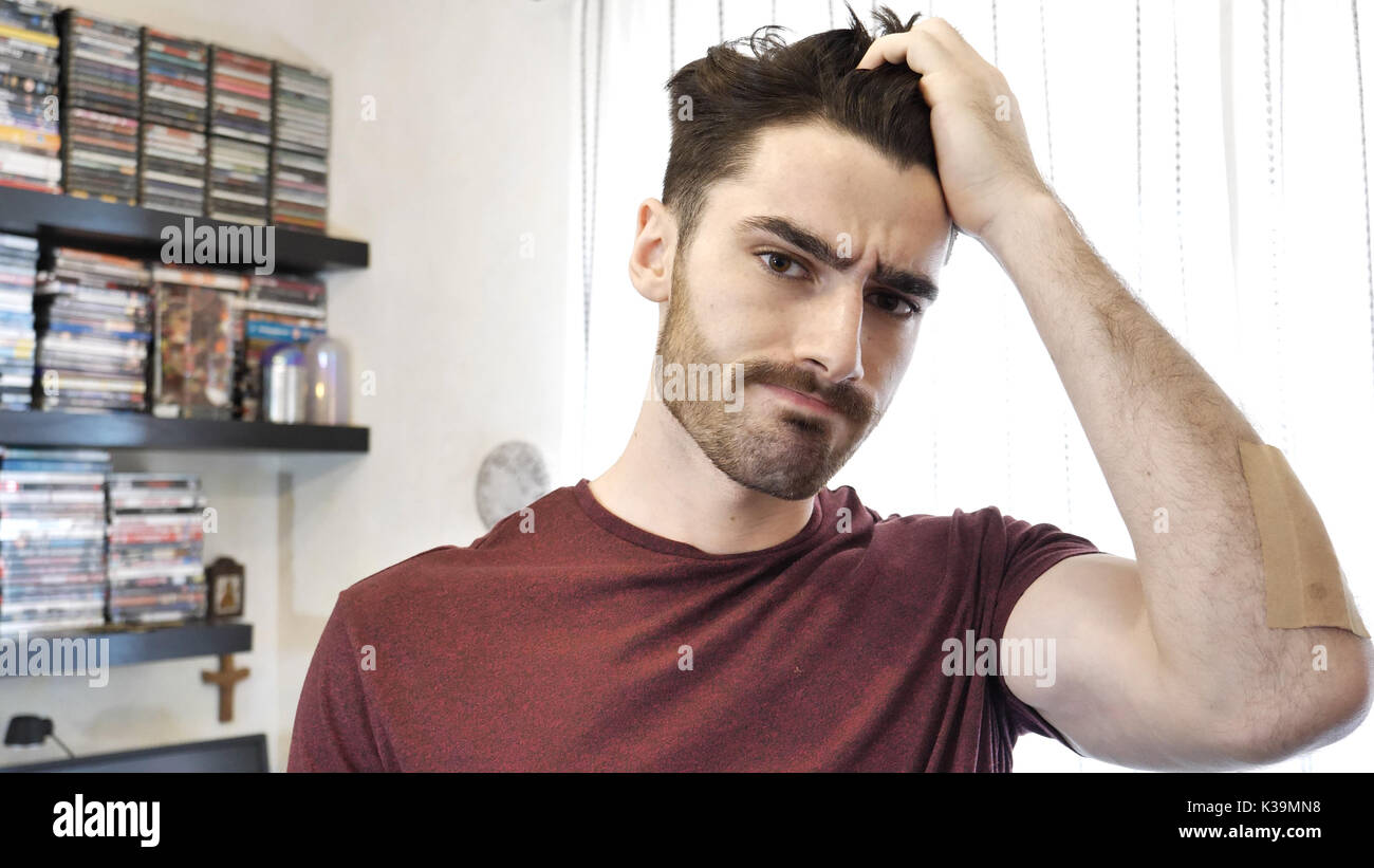 Man Scratching His Chin High Resolution Stock Photography and Images ...