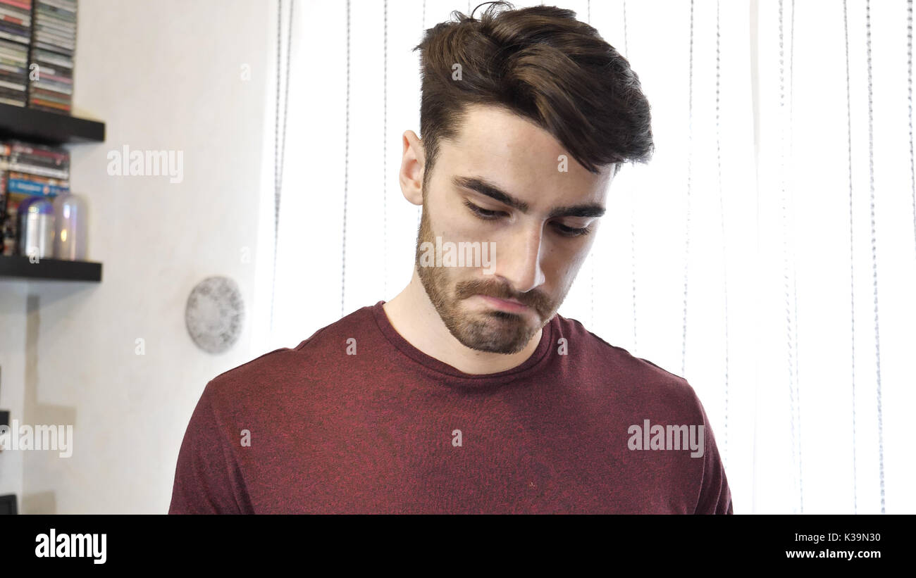 Man face down gym hi-res stock photography and images - Alamy