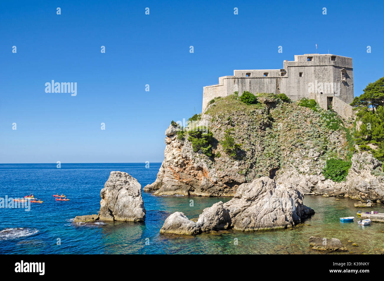 Fort Lovrijenac or St. Lawrence Fortress, often called Dubrovnik's ...