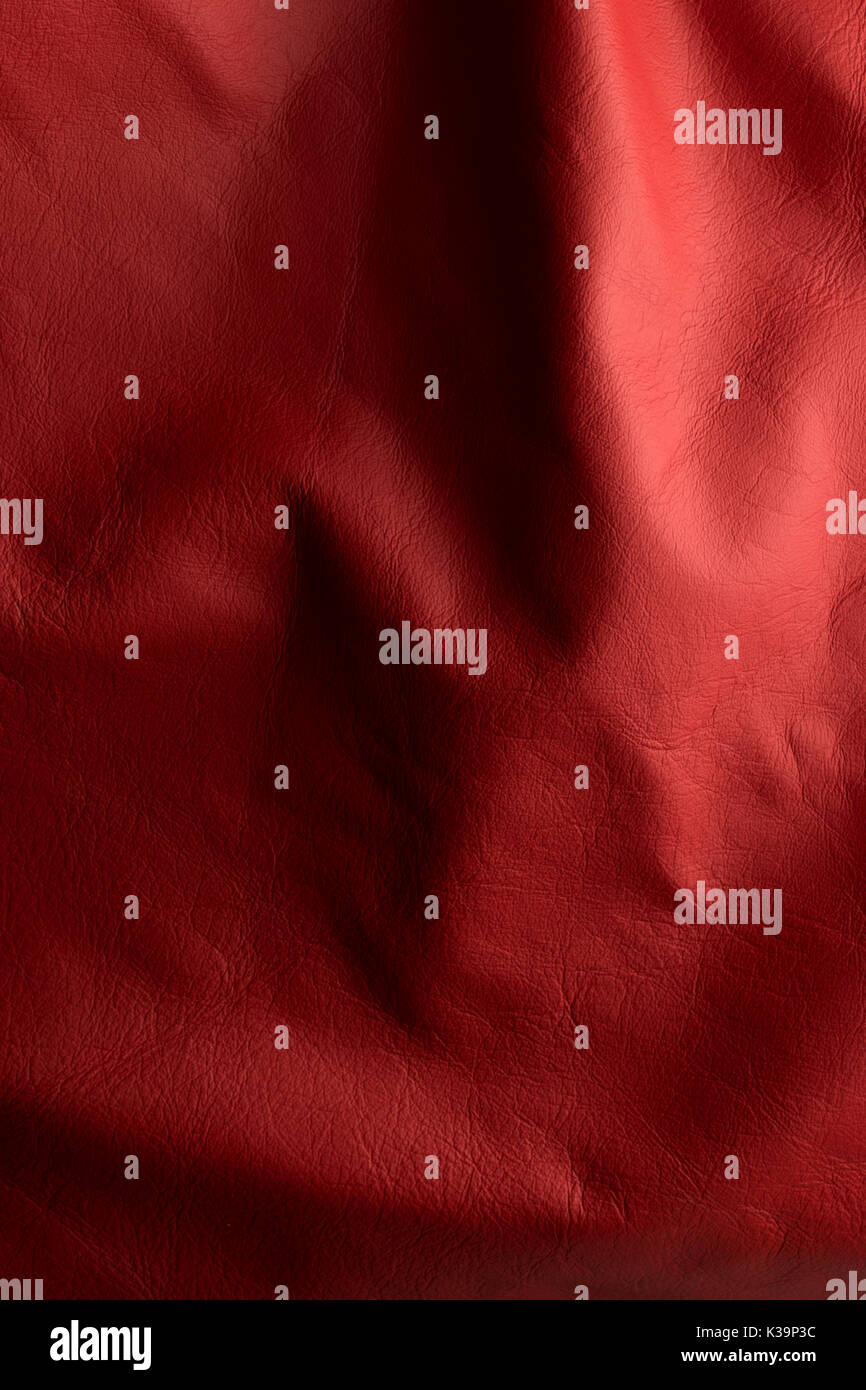 Italian original red leather background. for fashion designers Stock ...
