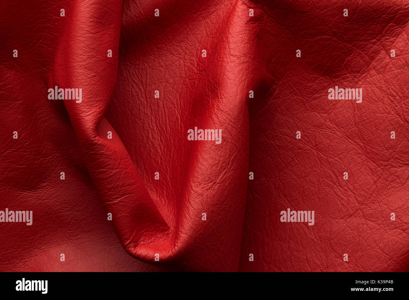 Italian original red leather background. for fashion designers Stock ...