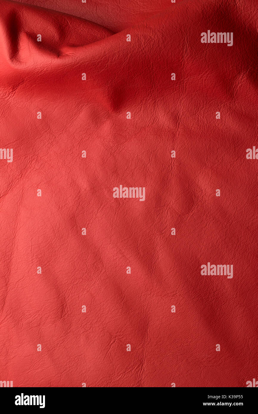 Italian original red leather background. for fashion designers Stock ...