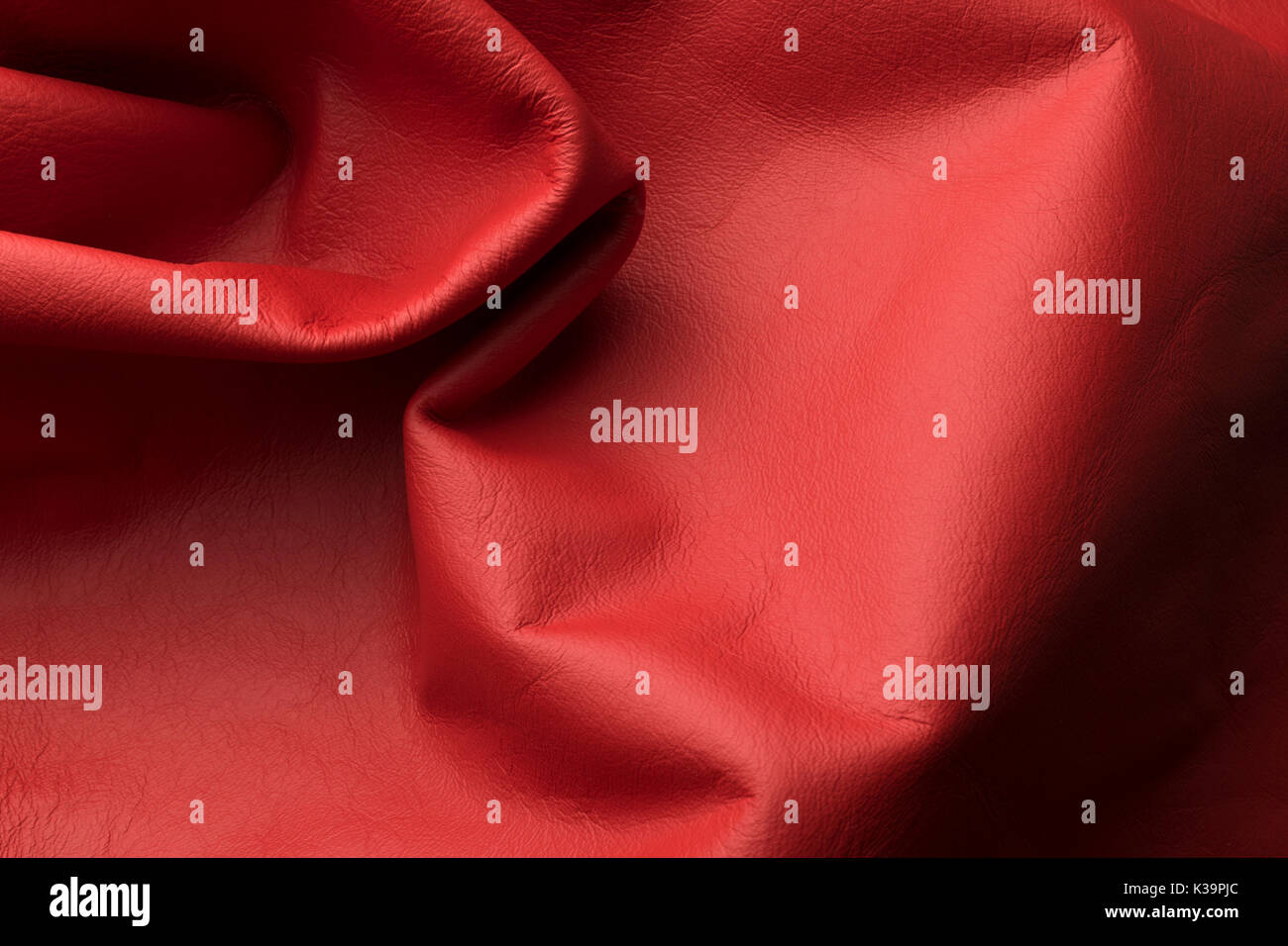 Italian original red leather background. for fashion designers Stock ...