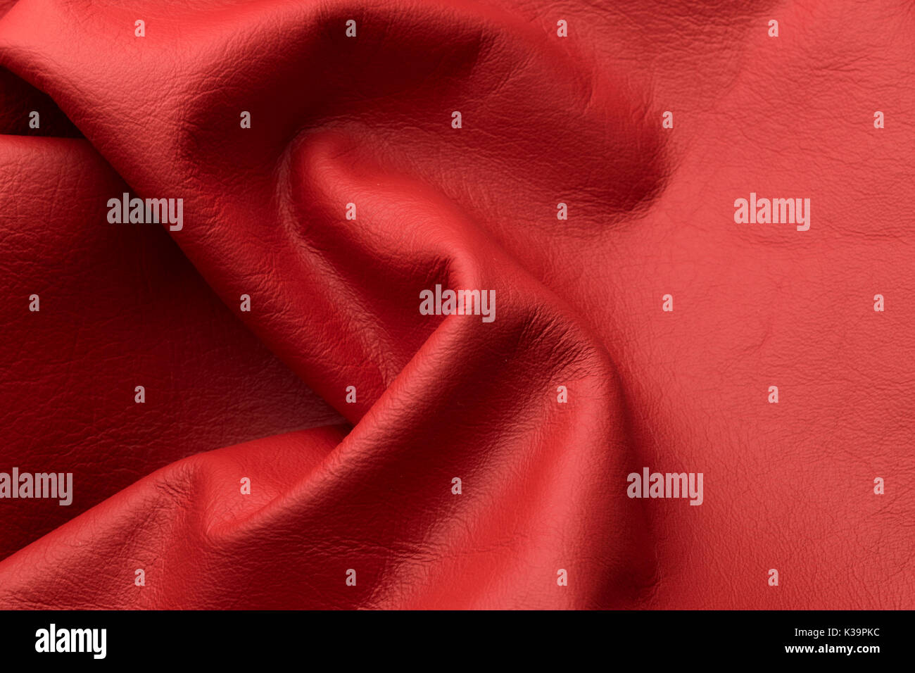 Italian original red leather background. for fashion designers Stock ...