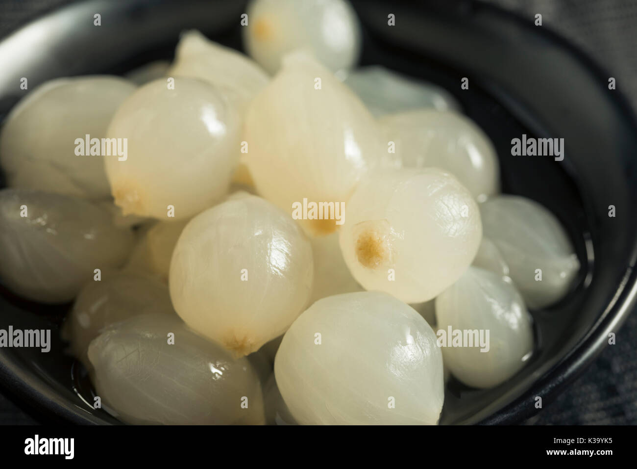 Organic Pickled White Cocktail Onions Ready to Use Stock Photo - Alamy