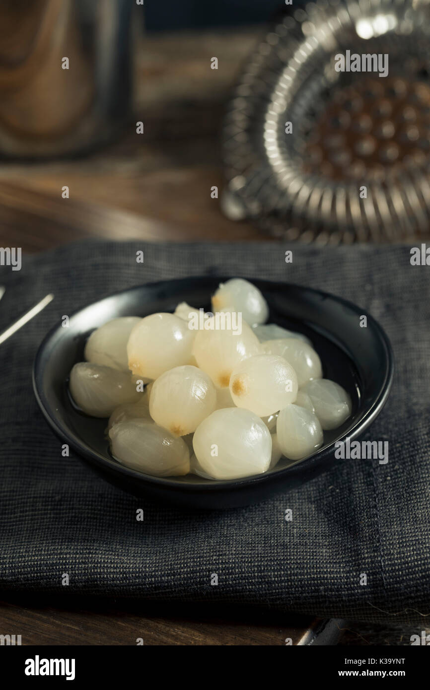 Organic Pickled White Cocktail Onions Ready to Use Stock Photo - Alamy