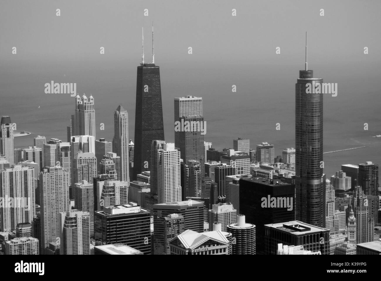 Lake city view from Black and White Stock Photos & Images - Alamy