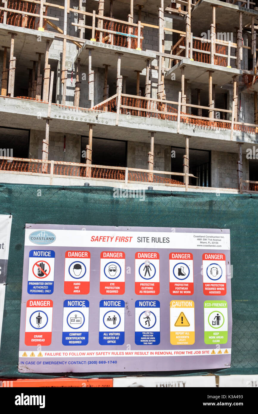 Construction Site Safety Signs High Resolution Stock Photography and ...