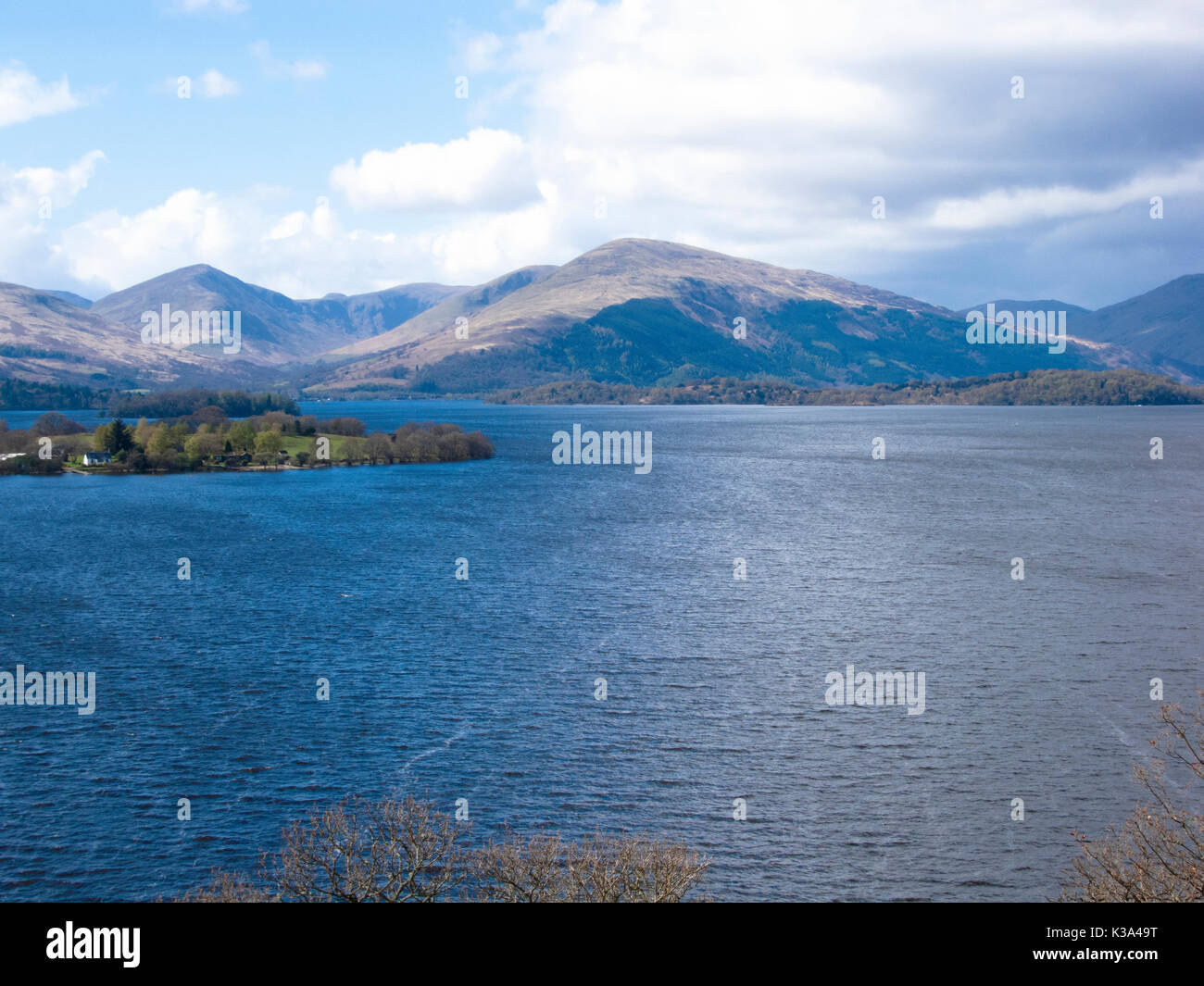 View of Loch Lomond lake in Scotland Stock Photo - Alamy
