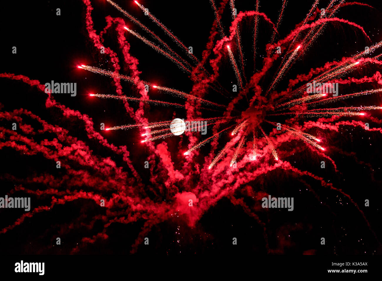 Full moon fireworks hi-res stock photography and images - Alamy