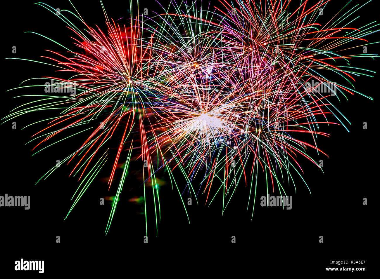 Fireworks of colours hi-res stock photography and images - Alamy