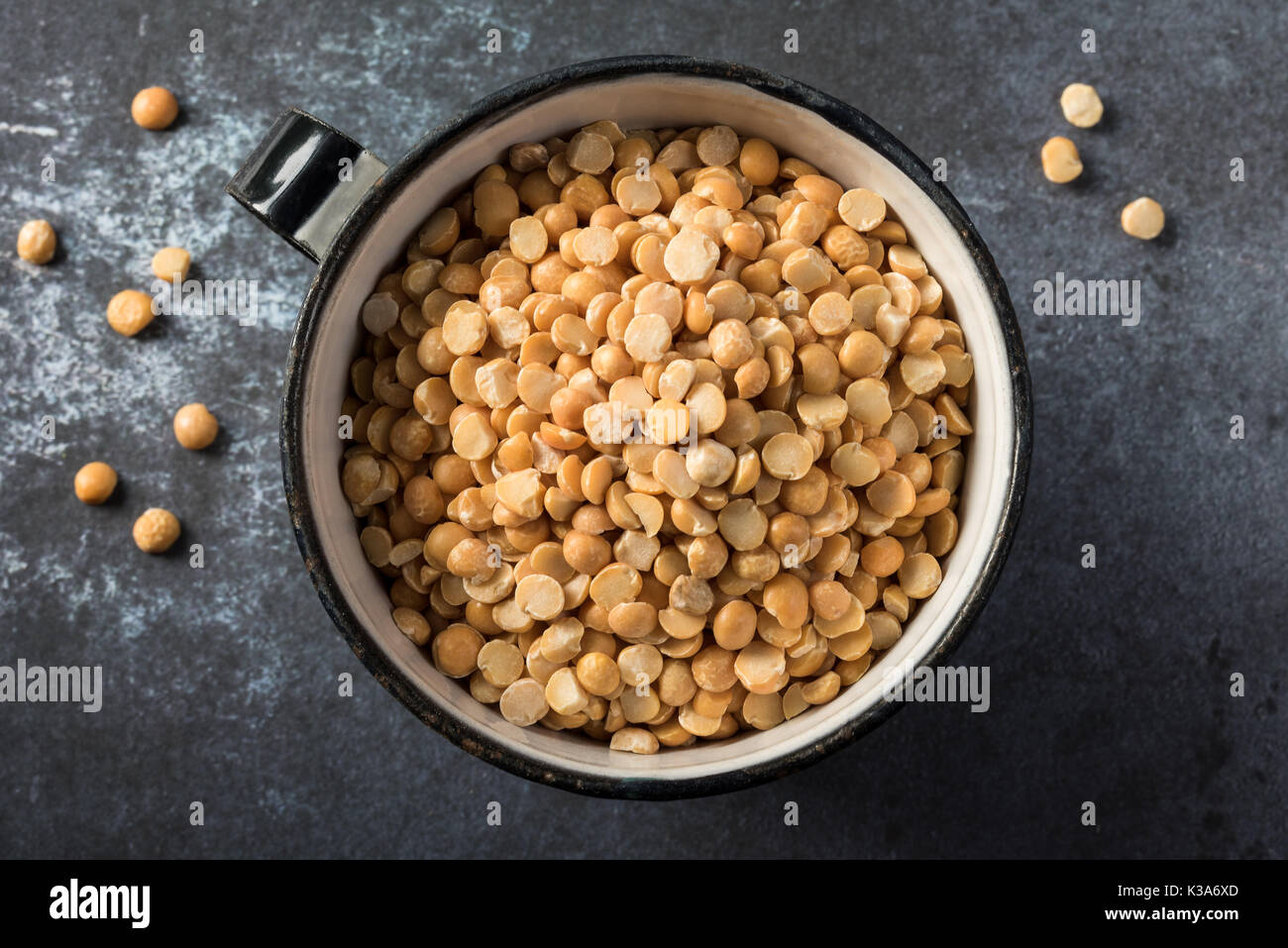 Yellow Split Peas Stock Photo - Alamy