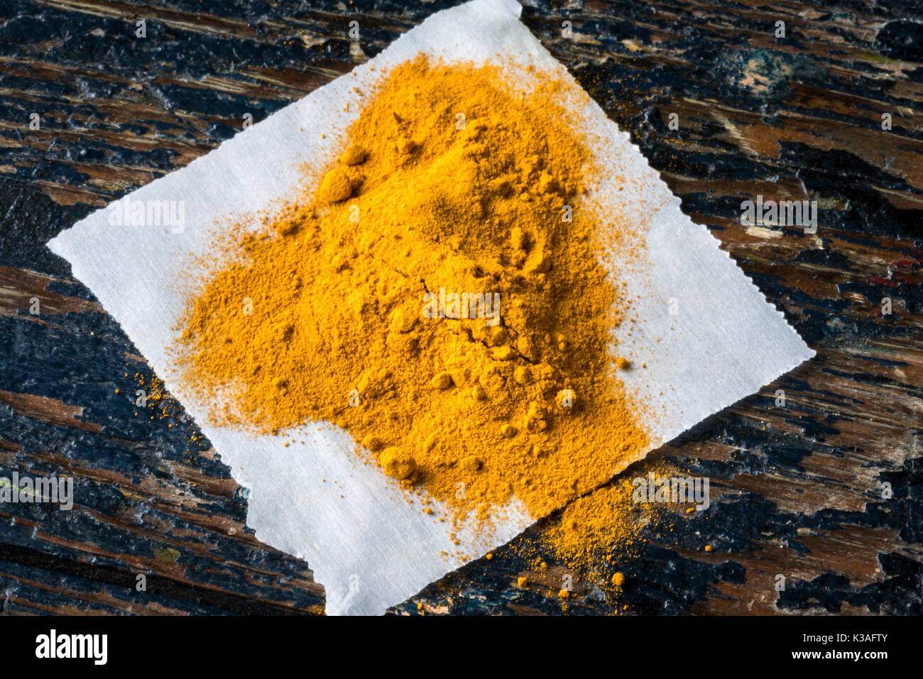 Ground Turmeric Root Stock Photo - Alamy