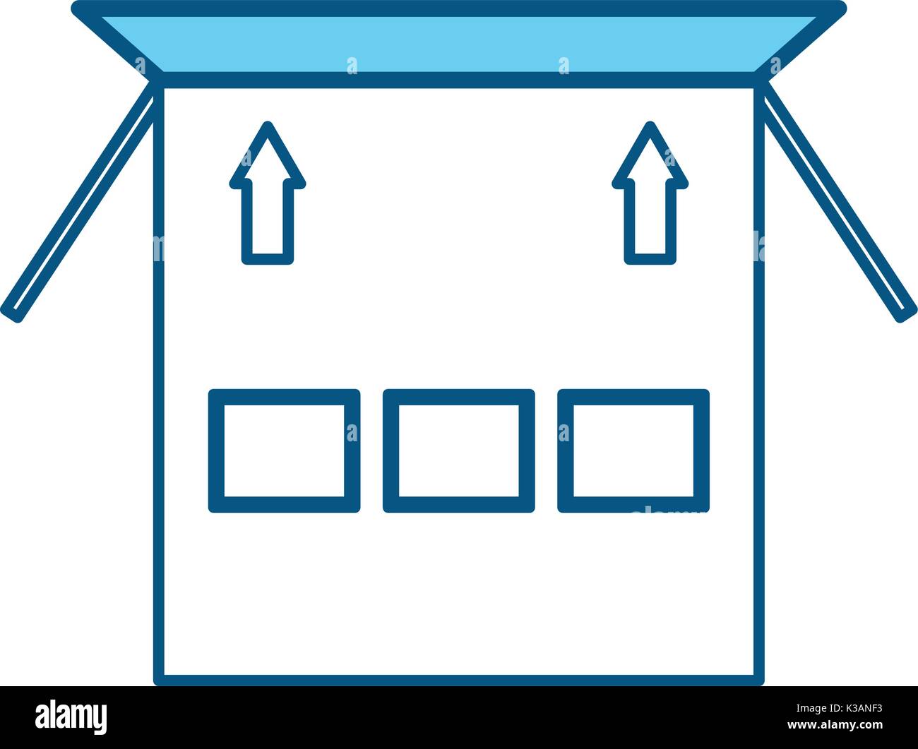 carton box icon Stock Vector Image & Art - Alamy