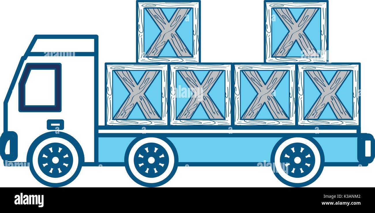 cargo truck icon Stock Vector Image & Art - Alamy
