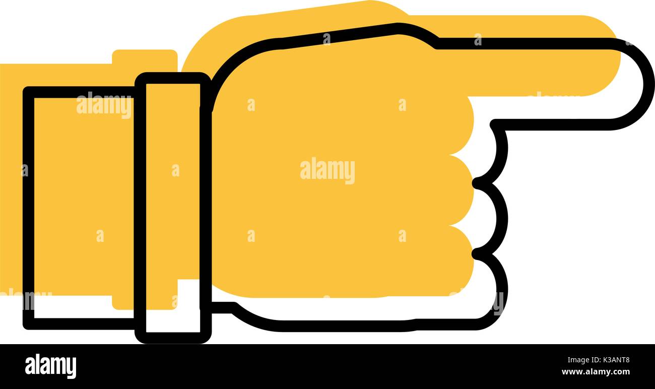 hand pointing icon Stock Vector Image & Art - Alamy