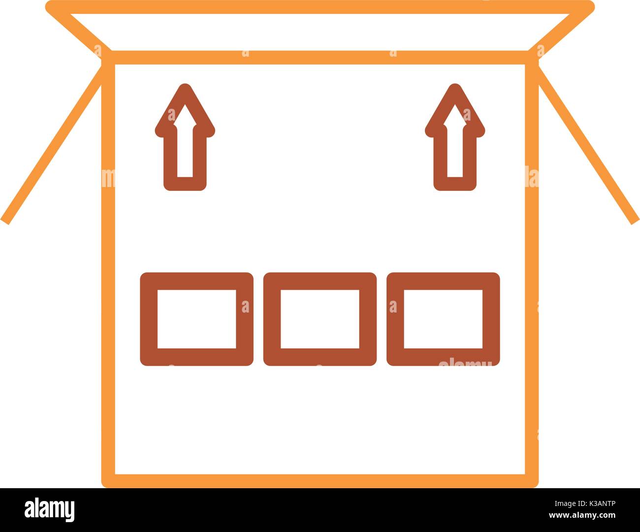 carton box icon Stock Vector Image & Art - Alamy
