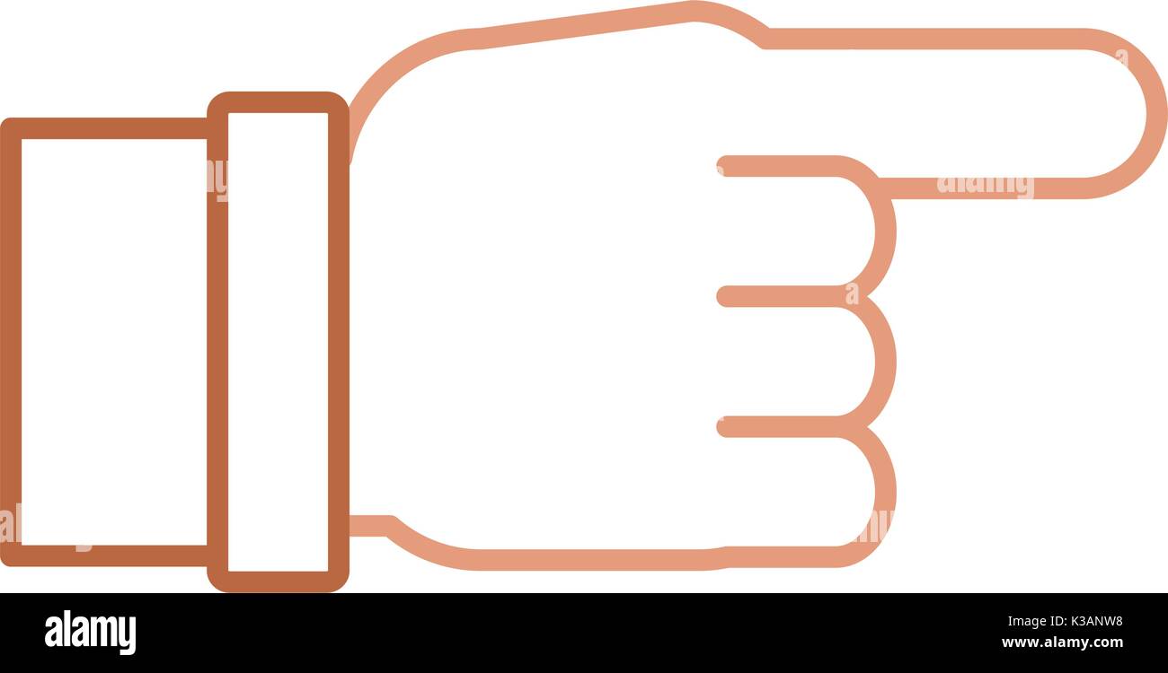 hand pointing icon Stock Vector Image & Art - Alamy