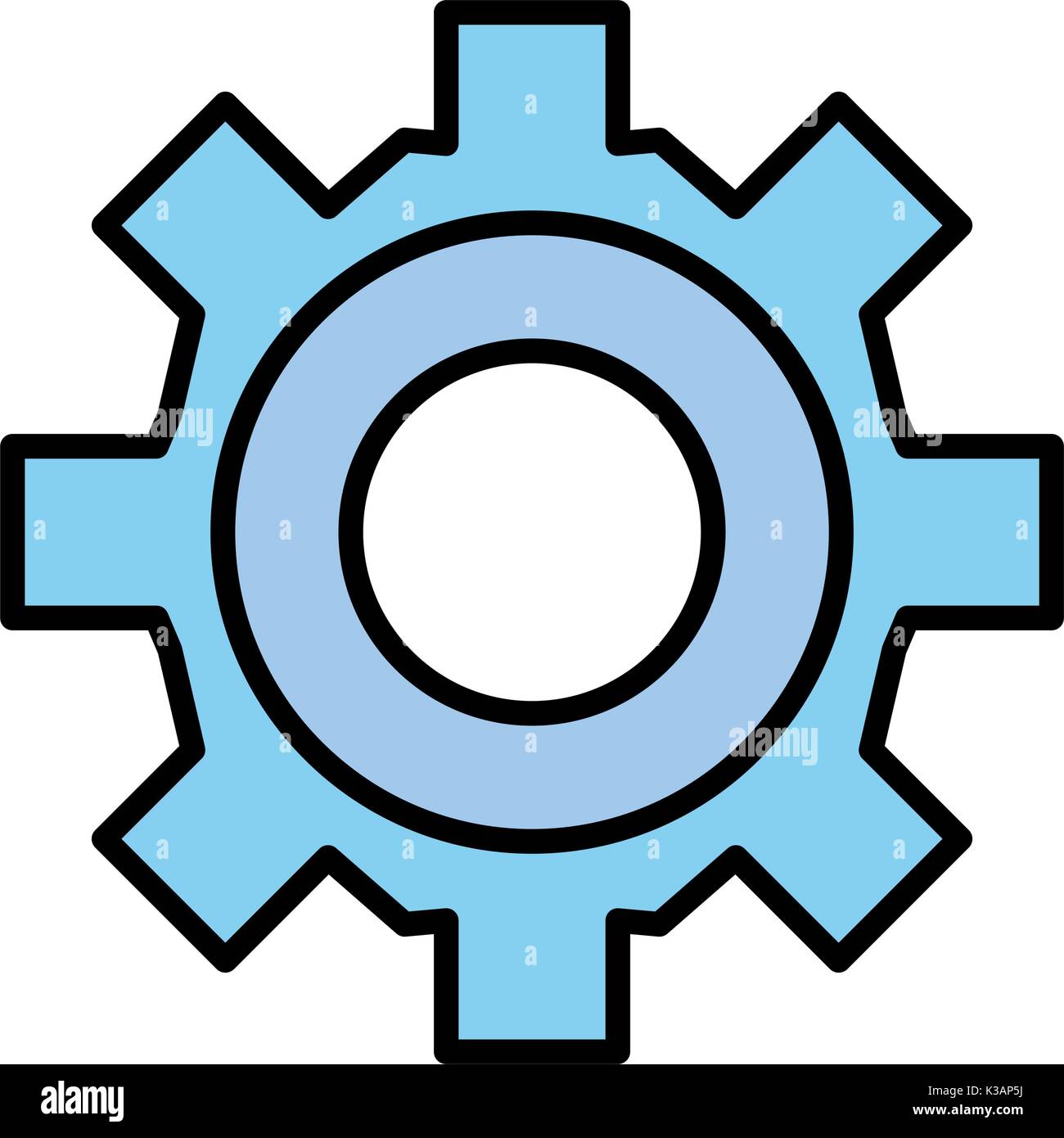 gear vector illustration Stock Vector Image & Art - Alamy