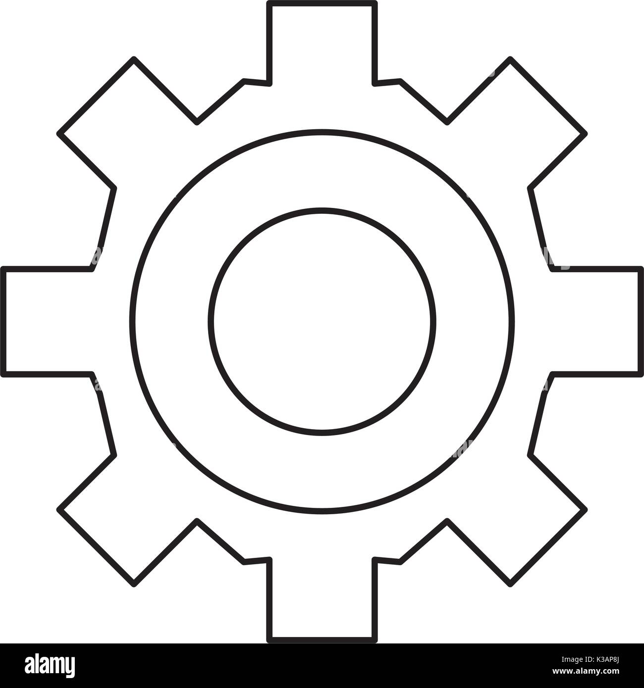 gear vector illustration Stock Vector Image & Art - Alamy