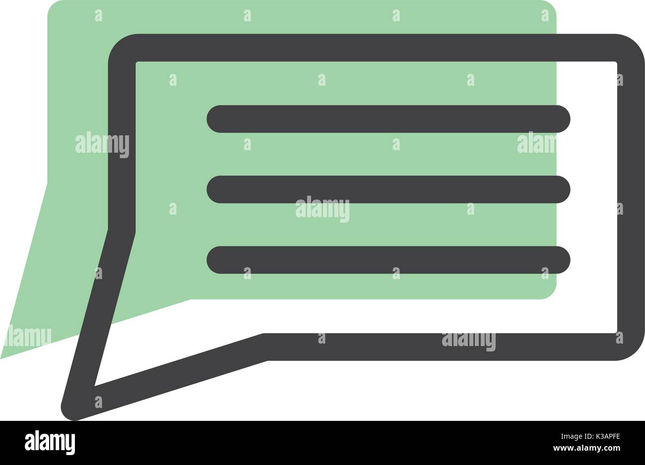 dialog box vector illustration Stock Vector Image & Art - Alamy