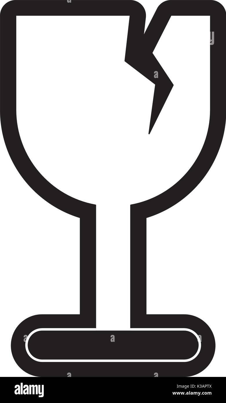 broken glass icon Stock Vector Image & Art - Alamy