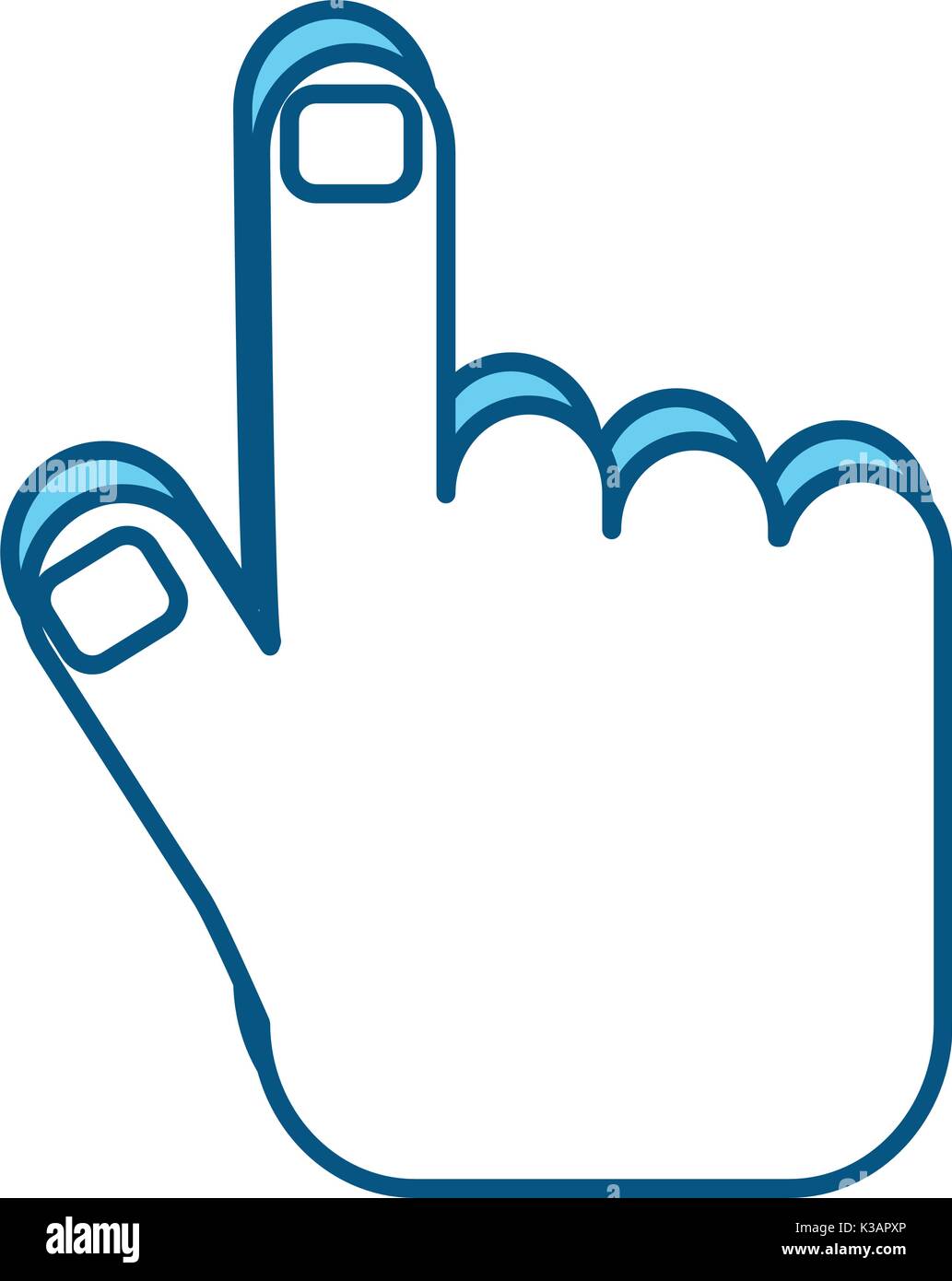 hand pointing icon Stock Vector Image & Art - Alamy