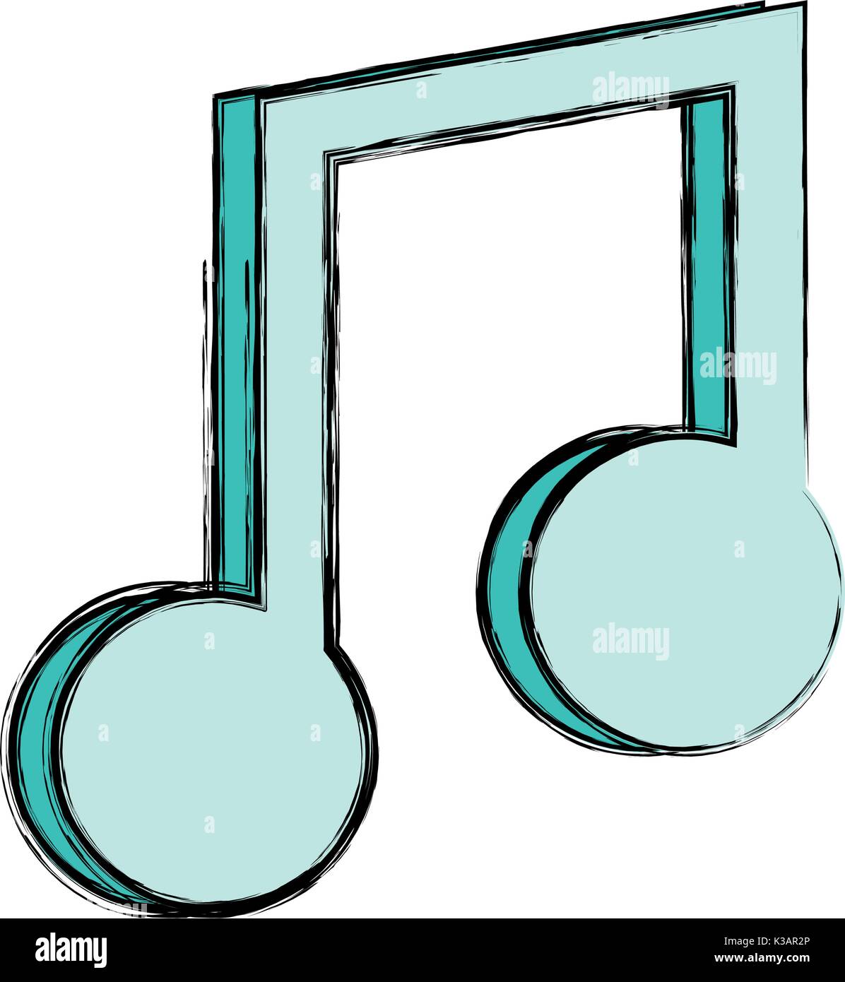 musical note vector illustration Stock Vector Image & Art - Alamy