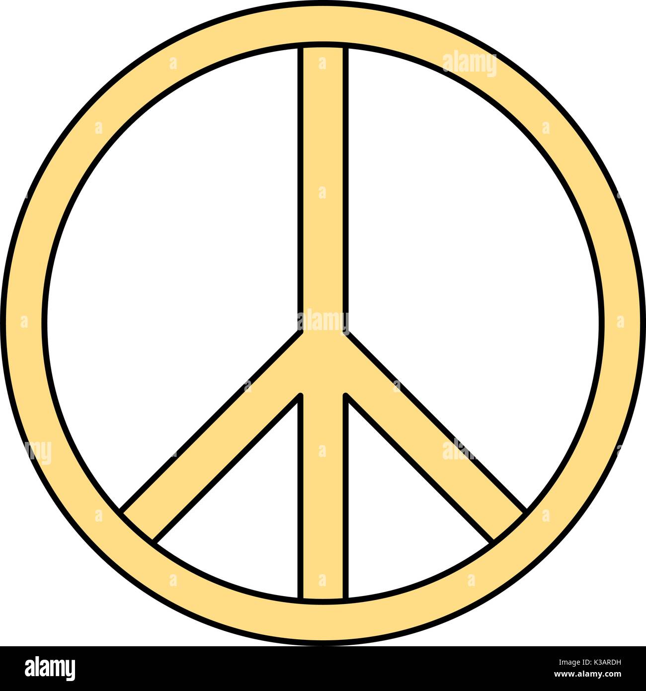 peace sign design Stock Vector Image & Art - Alamy