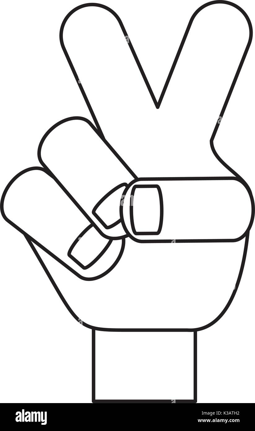 hand and finger vector illustration Stock Vector Image & Art - Alamy