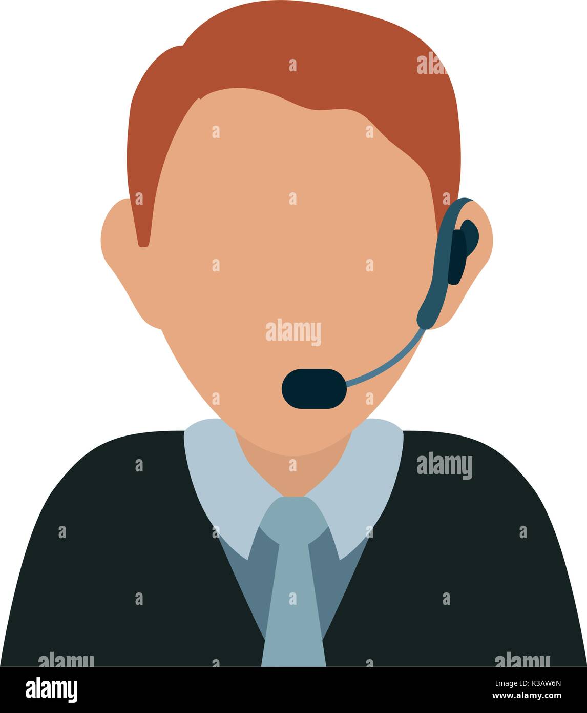 operator man vector illustration Stock Vector Image & Art - Alamy