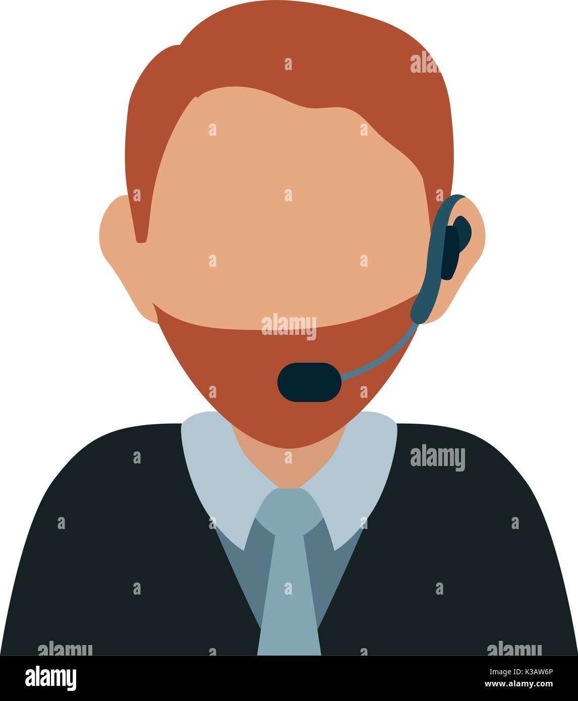 operator man vector illustration Stock Vector Image & Art - Alamy
