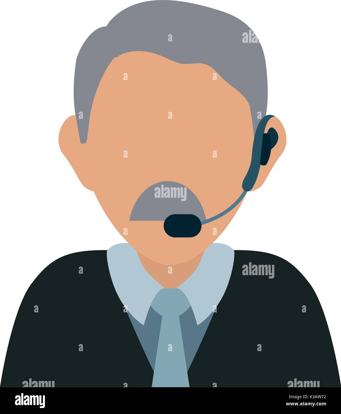 operator man vector illustration Stock Vector Image & Art - Alamy