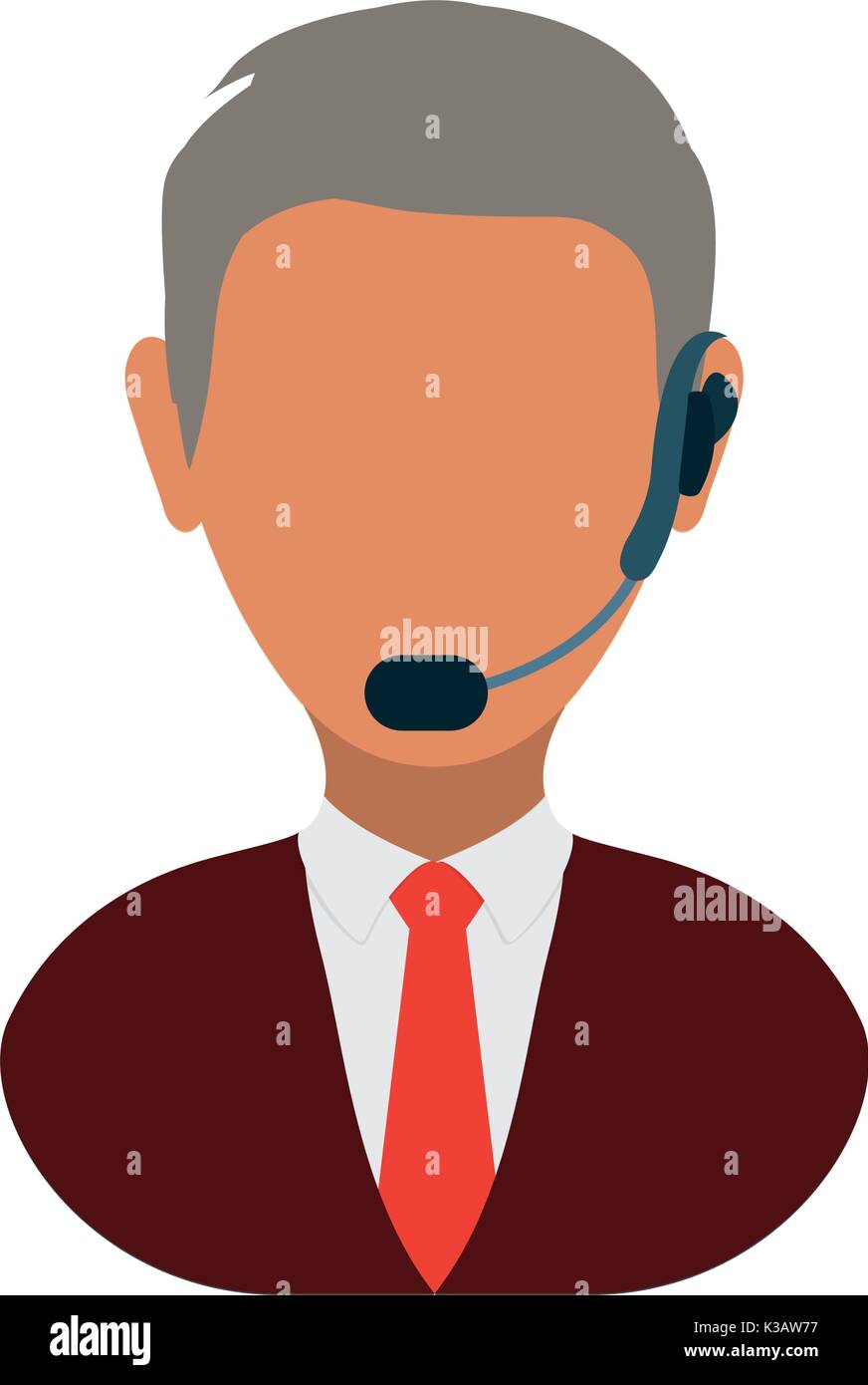 operator man vector illustration Stock Vector Image & Art - Alamy