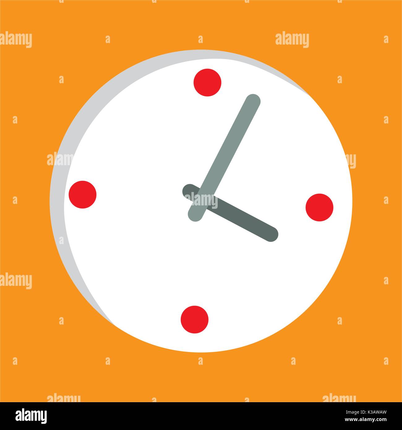 wall clock vector illustration Stock Vector Image & Art - Alamy