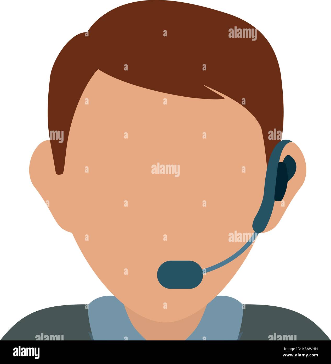 operator man vector illustration Stock Vector Image & Art - Alamy