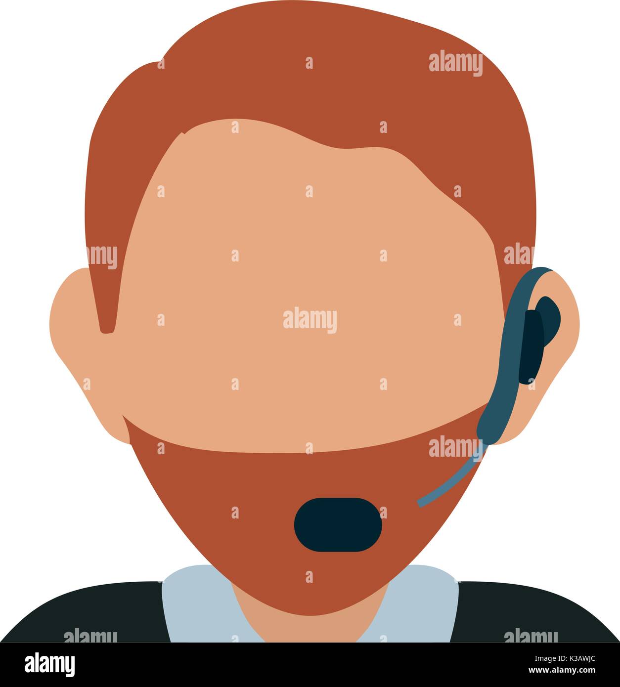 operator man vector illustration Stock Vector Image & Art - Alamy