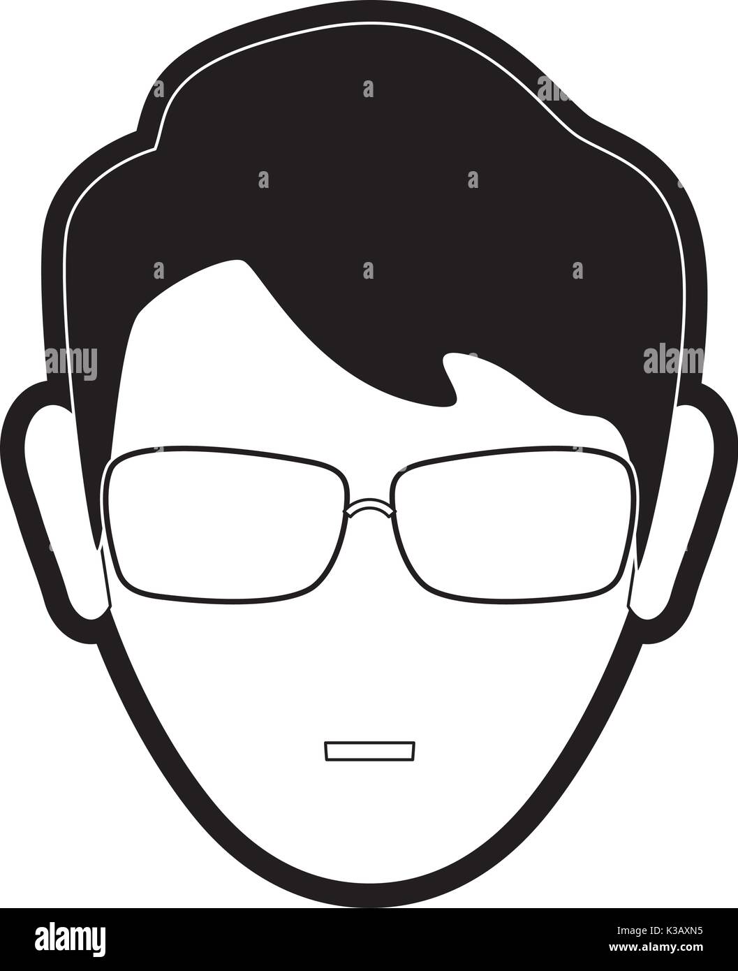 face man vector illustration Stock Vector Image & Art - Alamy