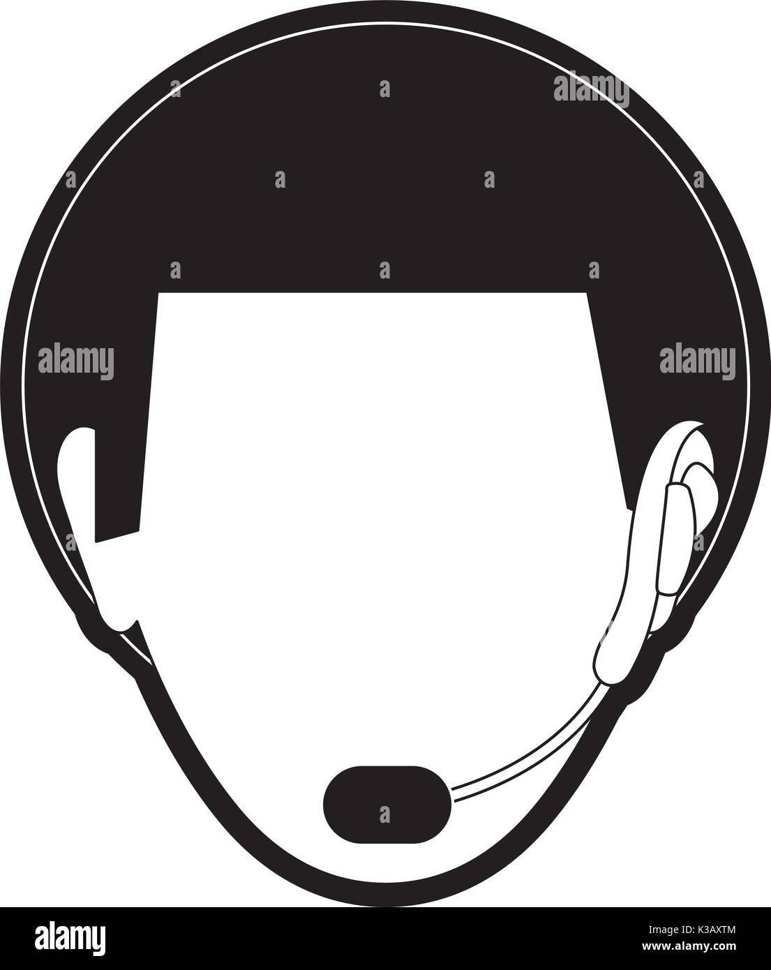 face man call center vector illustration Stock Vector Image & Art - Alamy