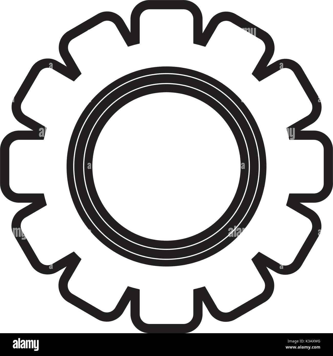 gear vector illustration Stock Vector Image & Art - Alamy