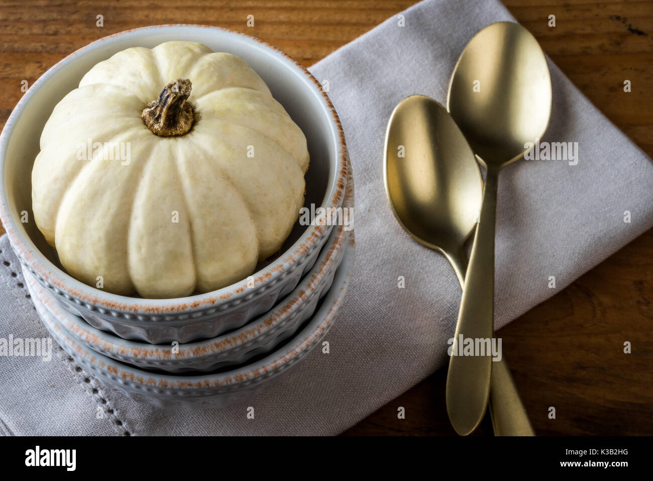 Mini white pumpkin hi-res stock photography and images - Alamy