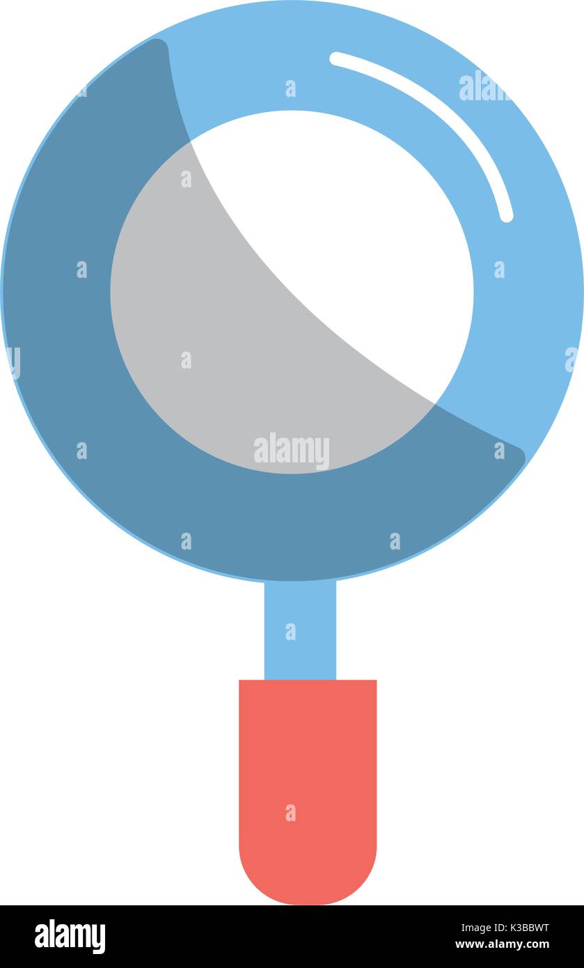 magnifying glass search and exploration symbol Stock Vector Image & Art ...