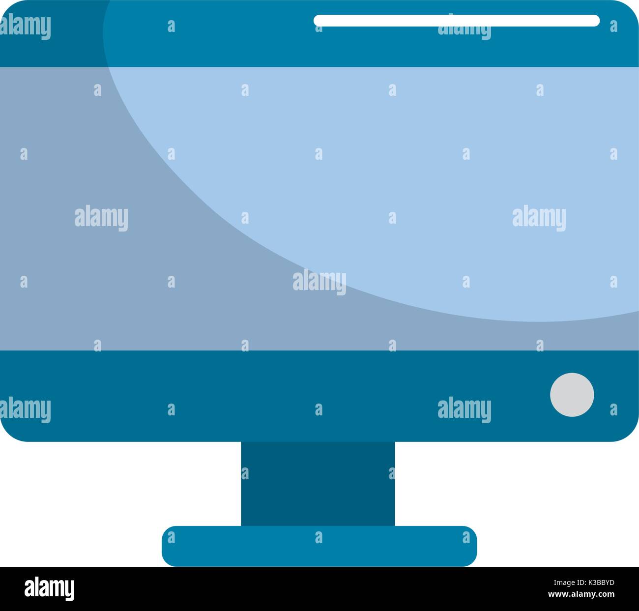 electronic computer technology with database information Stock Vector ...