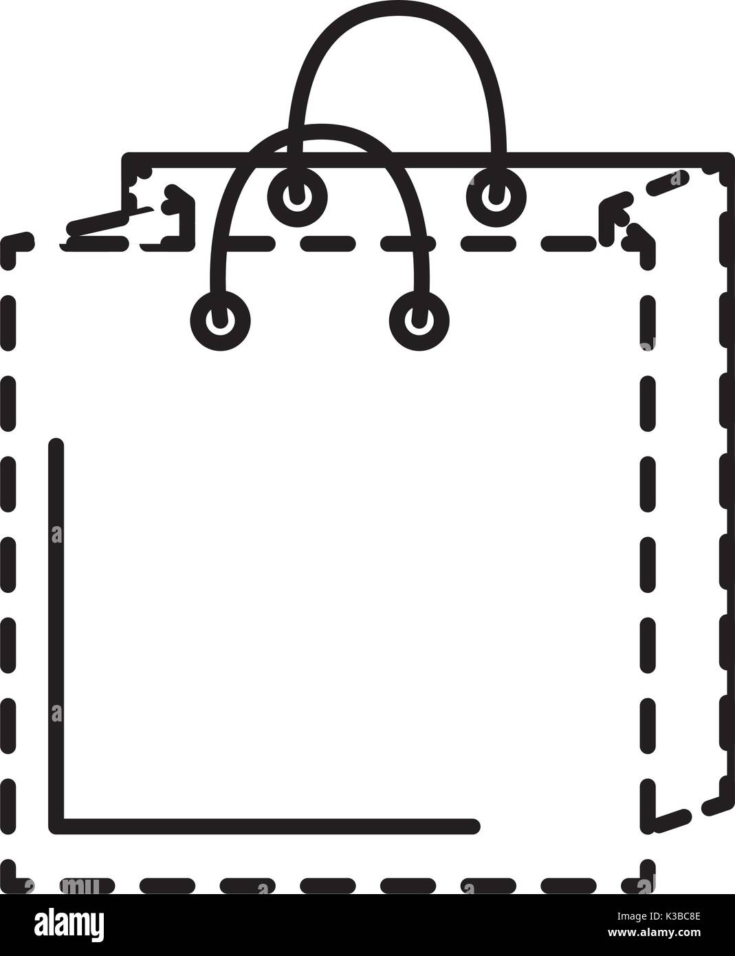 Dotted bag Stock Vector Images - Alamy