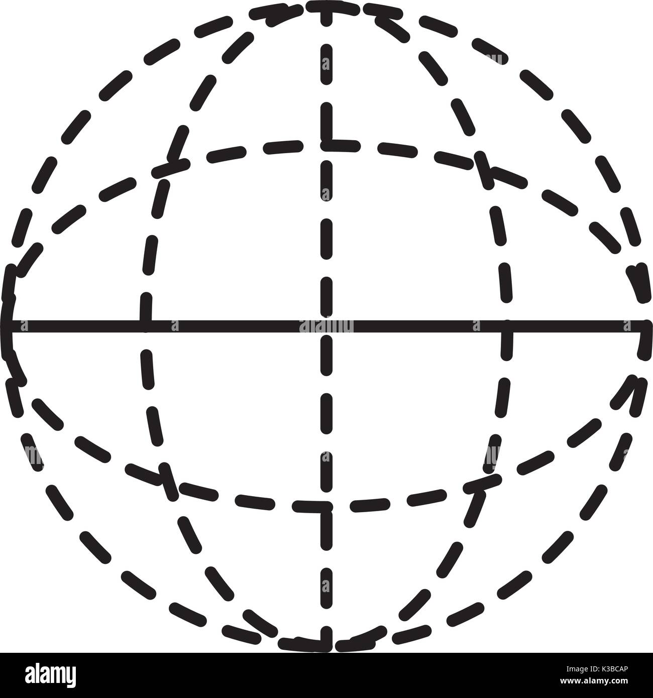 dotted shape network global connection digital map Stock Vector Image ...