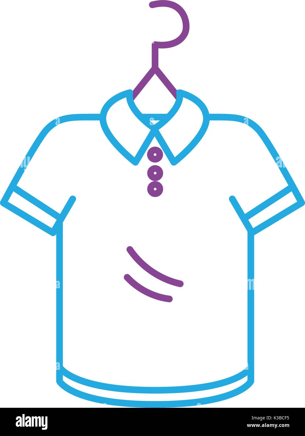 line shopping clothes in the market with style design Stock Vector ...
