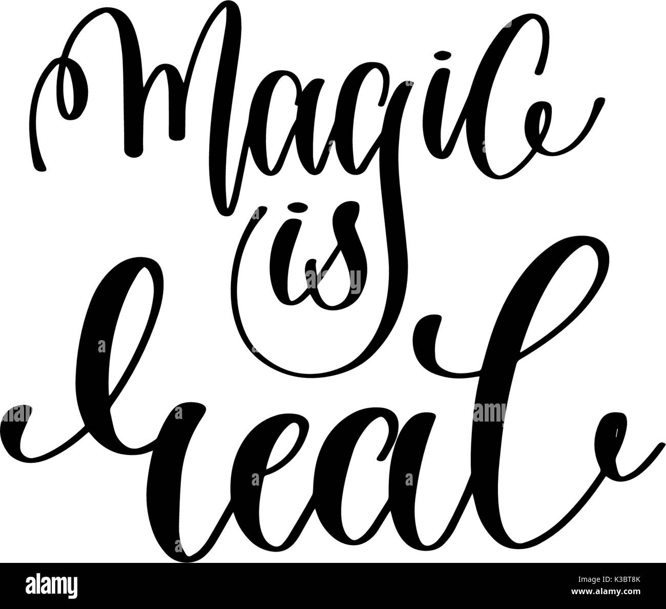 Magic inscription Cut Out Stock Images & Pictures - Alamy