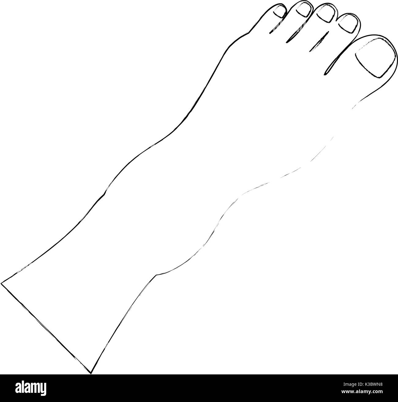 Professional feet care Black and White Stock Photos & Images - Alamy